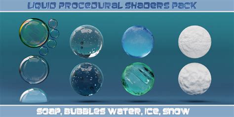 Liquid Procedural Shaders Pack V11 Superhive Formerly Blender Market