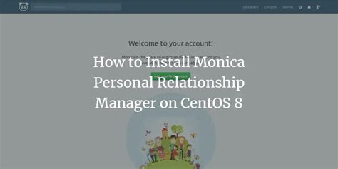 How To Install Monica Personal Relationship Manager On Centos 8