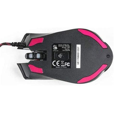 Bloody Q81 Neon X Glide Gaming Mouse - Startech Store