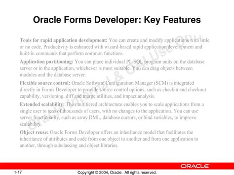 Introduction To Oracle Forms Developer And Oracle Forms Services Ppt