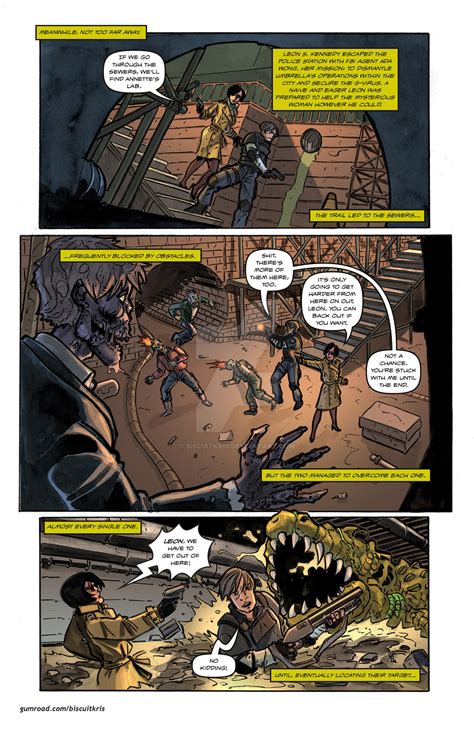Resident Evil 2: Scenario G [Preview] - Page 16 by BiscuitKris on DeviantArt