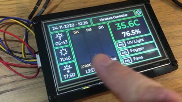 Automated Arduino Vivarium Controller Part Mimicking Daylight With LEDs Ricky Johnson