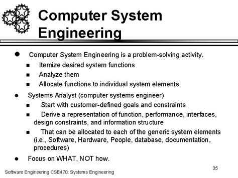 Computer System Engineering L Computer System Engineering Is