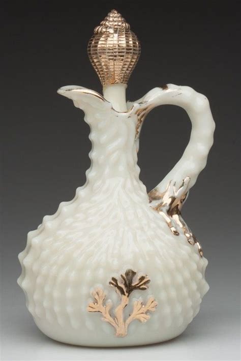 Northwood Glass Argonaut Shell Nautilus Cruet