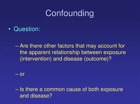 Ppt Epidemiology Module 3 Systematic And Random Error Biases And