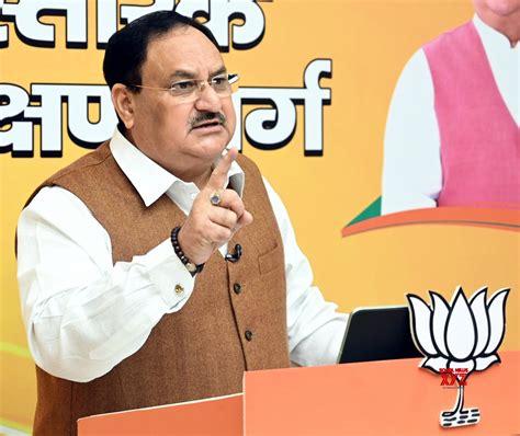 New Delhi Bjp National President Jp Nadda Addresses Lok Sabha Pravas