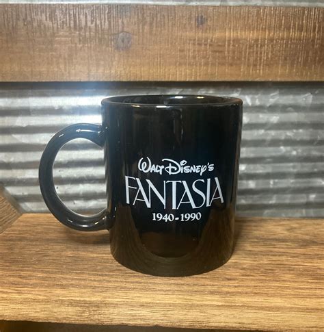 Vintage Walt Disney Mickey Mouse Fantasia Sorcerer S Apprentice Coffee Mug Etsy