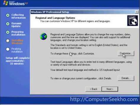 Installing Windows Xp Youtube