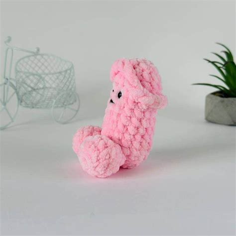 Crochet Penis Pattern Amigurumi Keychain Pluch Dick Crochet Sex Toys Cute And Unique
