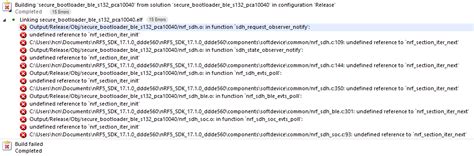 Ble Secure Dfu Bootloader With Nrf52832 Project Build Errors Nordic Q