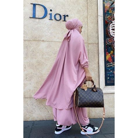 Buy Two Piece Jilbab With Skirt Set For Muslim Women Overhead Khimar