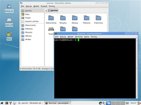 Debian Xfce Desktop