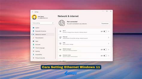 Cara Setting Ethernet Windows 11 Dengan Mudah Sanepo