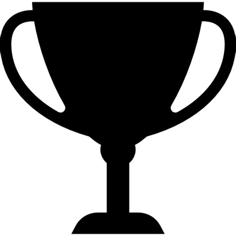 Trofeo De La Silueta Icono Gratis