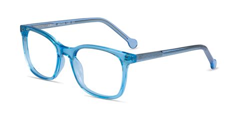 Jubilee Square Clear Blue Glasses Eyebuydirect Canada