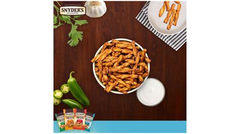 Snyders Of Hanover Twisted Jalapeno Ranch Pretzel Sticks Bag 12 Oz
