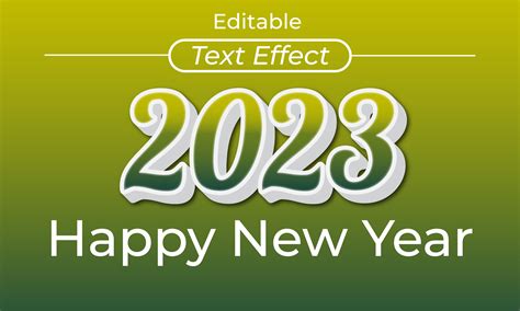 New Year Text Effect Layer Style Gráfico Por Creative T Shirt Designer · Creative Fabrica