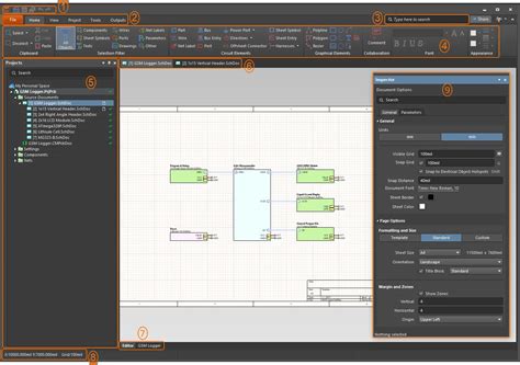 Sch And Schlib Editor Ui Elements Altium Circuitmaker Technical Documentation