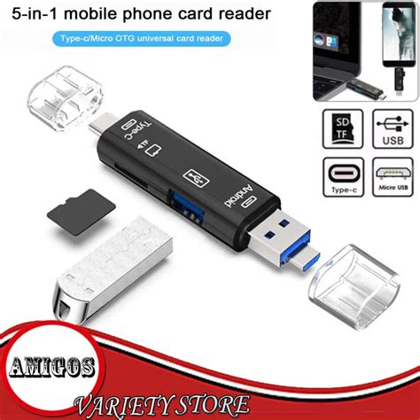 5 In 1 Multifunction Usb 20 Type Cusb Micro Usbtf Memory Card