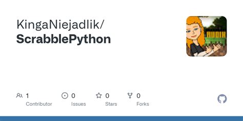 Github Kinganiejadlikscrabblepython