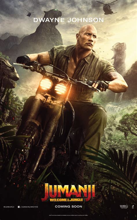 Jumanji Welcome To The Jungle 2017 Poster Dwayne Johnson As Dr