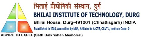 Bhilai Institute Of Tecnology Durg