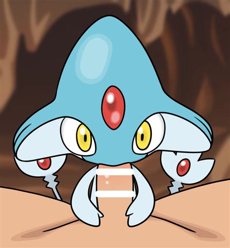 Rule 34 Ambiguous Gender Azelf Blue Body Cave Censored Duo Erection