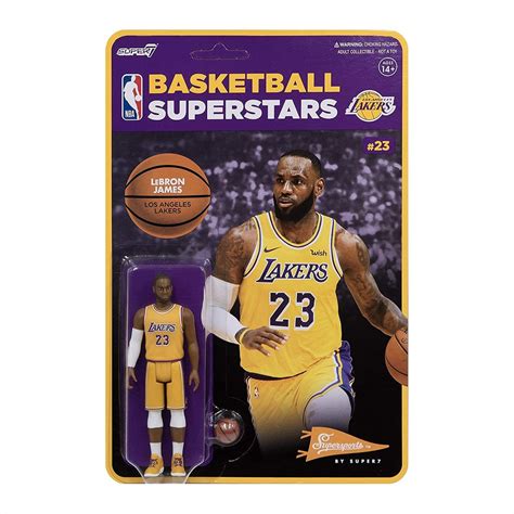 【幫長選物所】美版／super7／375吋吊卡／nba／湖人隊黃色球衣／lebron James／勒布朗·詹姆士 蝦皮購物