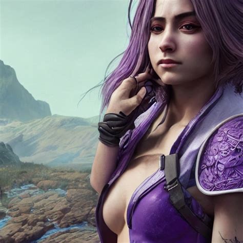 Hyperrealistic Image Of Reyna A Character From The Game Valoran