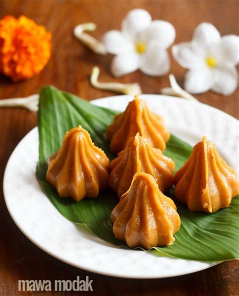 Mawa Modak Recipe How To Make Quick Mawa Modak Modak Recipes