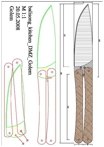 Golem Drawings OneDrive Knife Template Knife Drawing Tactical