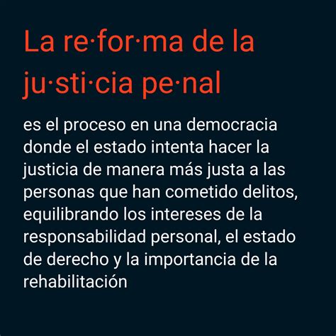 Definiendo La Democracia La Reforma De La Justicia Penal Renew