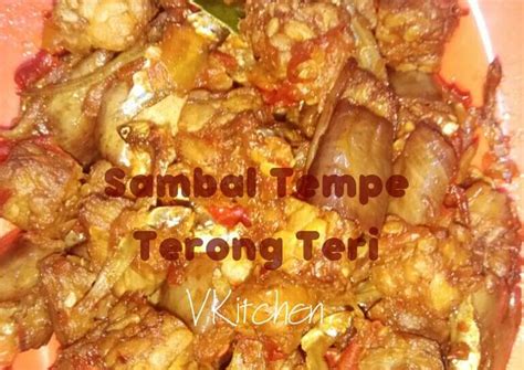 Resep Sambal Tempe Terong Teri Oleh Vkitchen Cookpad