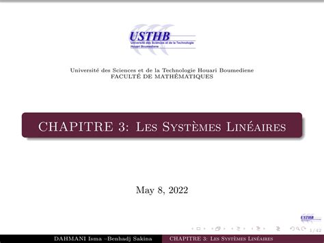 SOLUTION Chapitre 3 Calcul Matriciel Iii Studypool