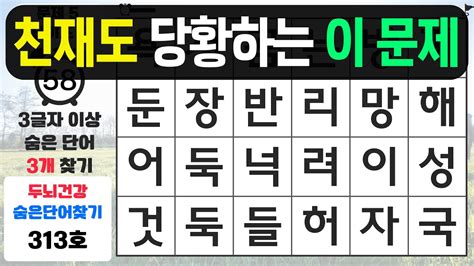 천재도 만점은 쉽지 않습니다 숨은단어찾기치매예방퀴즈치매예방치매테스트단어퀴즈치매예방활동 Youtube