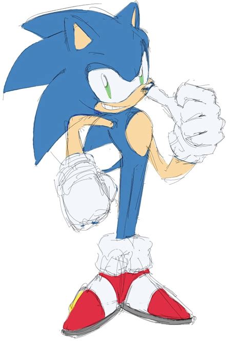 Sonic Thumb Doodle By Genesishero On Deviantart