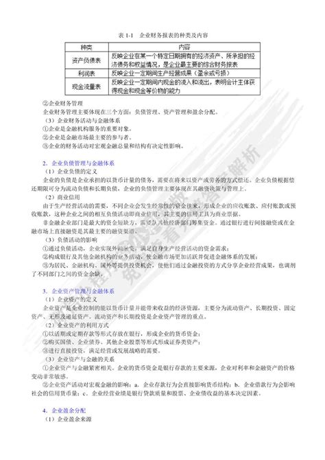 金融学第三版李健课后习题答案解析