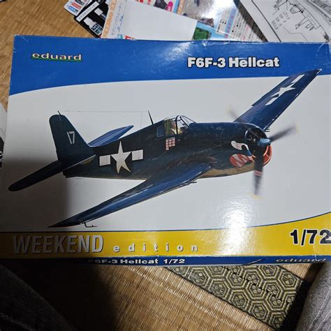 Yahooオークション 172 F6f 3ヘルキャット プラモデル エデュアル