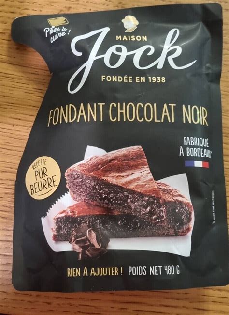 Préparation Pour Fondant Au Chocolat Noir Maison Jock 480 G