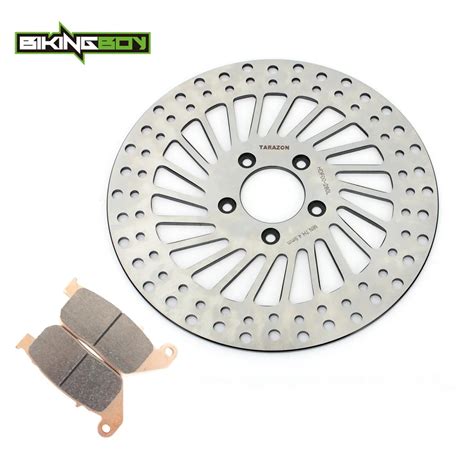 BIKINGBOY Front Brake Discs Rotors Pads For Harley Sportster 883 1200 XL C Custom 04 08 883 XL