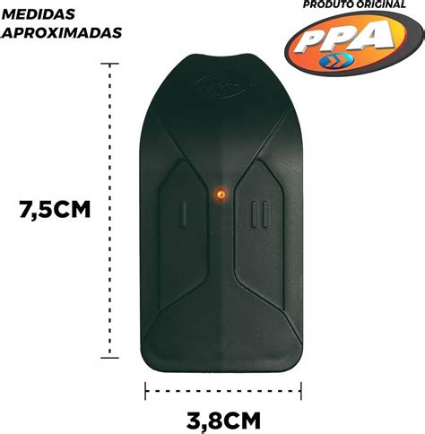 3 Controle Remoto 2 Canais Portão Ppa Tok 433mhz Dupla Tecnologia