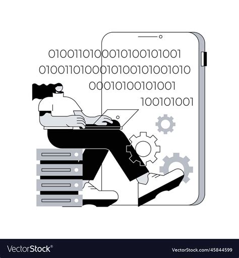 Big Data Applications Abstract Concept Royalty Free Vector