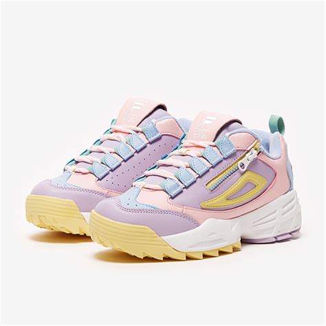 Fila Womens Disruptor 3 Zip Chalk Pink Womens Shoes Prodirect Soccer