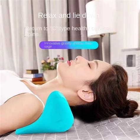 Cervical Spine Massage Pillow Gravity Acupressure Neck Lovemi