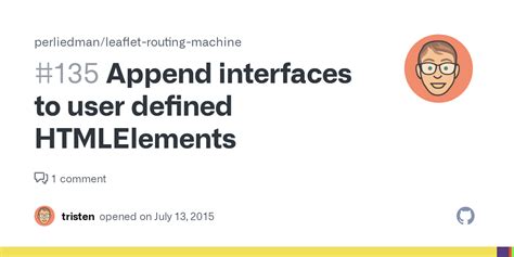 append interfaces to user defined htmlelements · issue 135