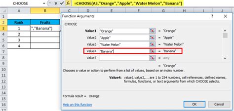 Choose Function In Excel Formula Examples How To Use Choose
