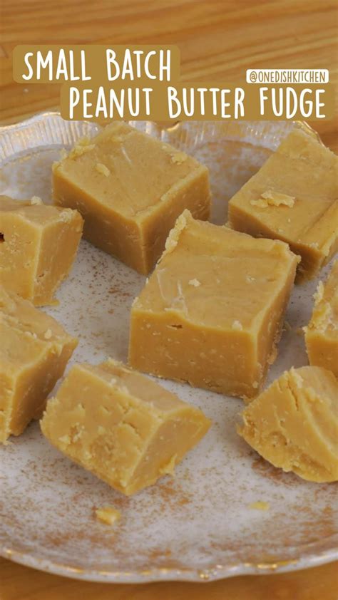 Delicious Small Batch Peanut Butter Fudge