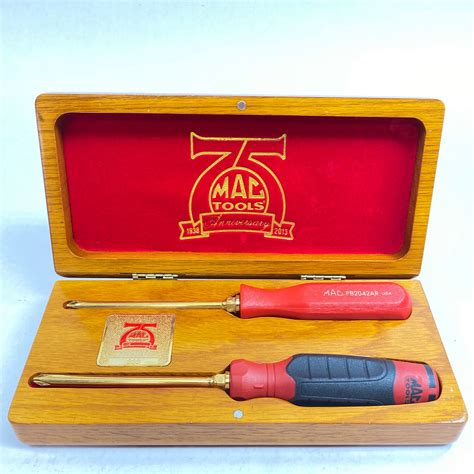 Mac Tools 2013 Gold Played 75 Year Anniversary Screwdriver Set Shop