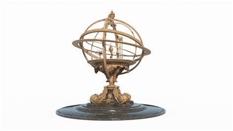 3d Ancient Astronomical Solar System Sculptures Turbosquid 2397524