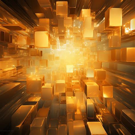 A Group Of Shiny Cubes Stock Illustration Illustration Of Indoor 296838030